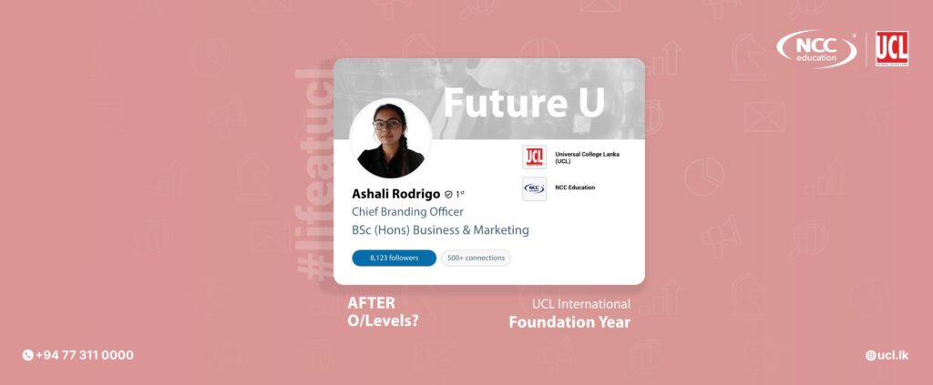 NCC International Foundation Year - Universal College Lanka (UCL)
